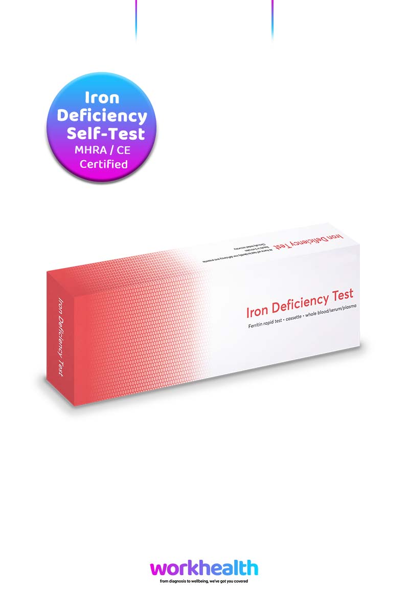 Iron Deficiency Rapid Self Test Kit - Workmask UK